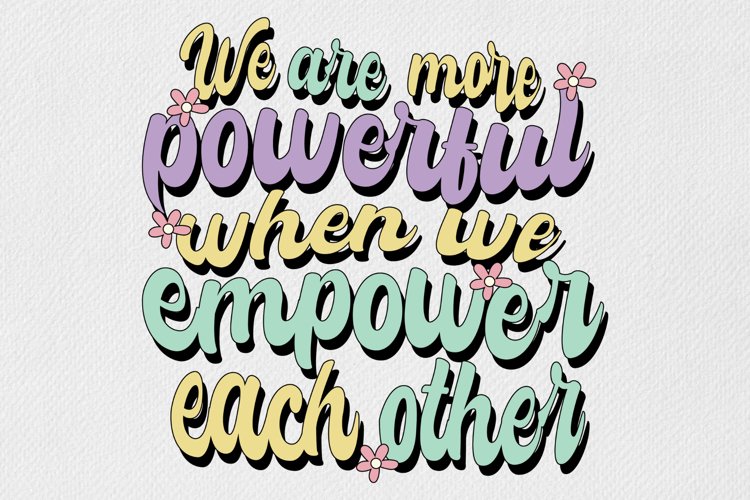 Women Empowerment Statement Sublimation Design (3293149)