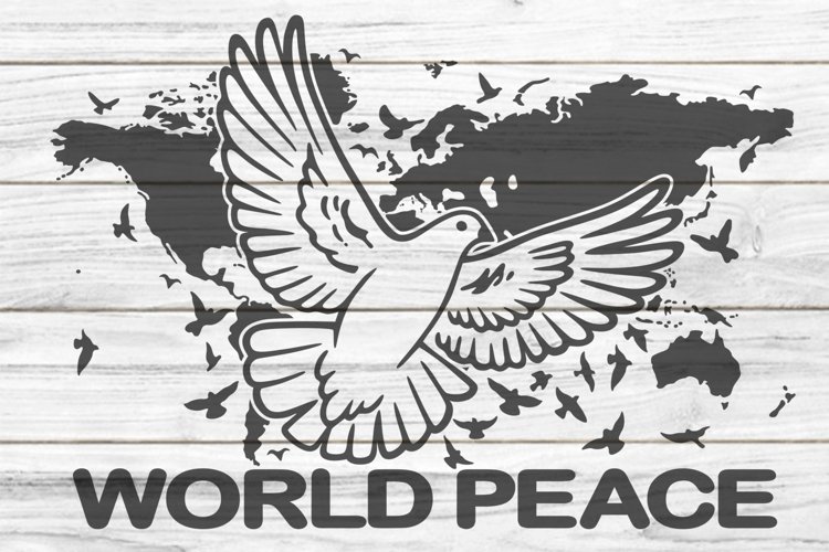 World Peace SVG DXF