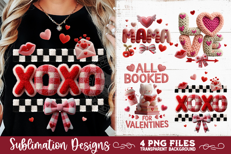 Valentine Latch Hook Yarn Sublimation Designs (6456743)