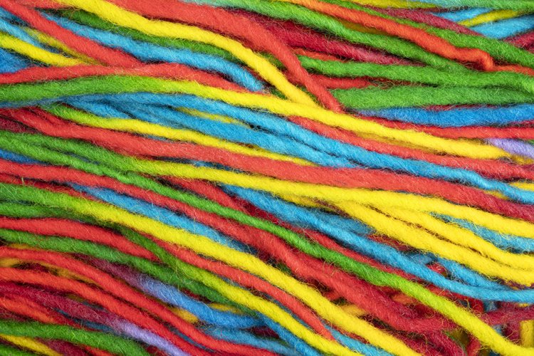 Colorful wool yarn (2502440)