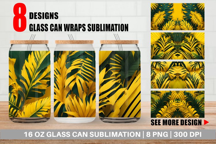 Glass Can Wraps Bundle