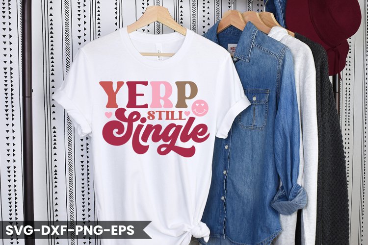 Valentine's Day Retro T shirt Design