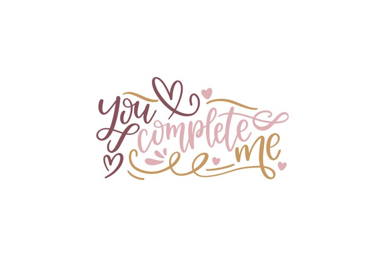 You Complete Me SVG Cut File (1527216)