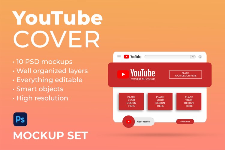 YouTube Cover Mockup