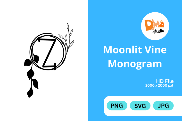 Moonlit Vine Monogram (5862099)