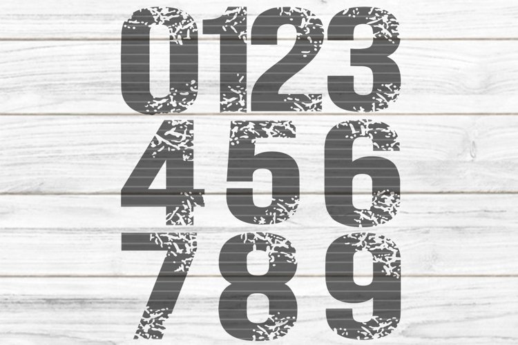 Flower Numbers 1, 6-9, 0, SVG DXF Cutting File (2423154)