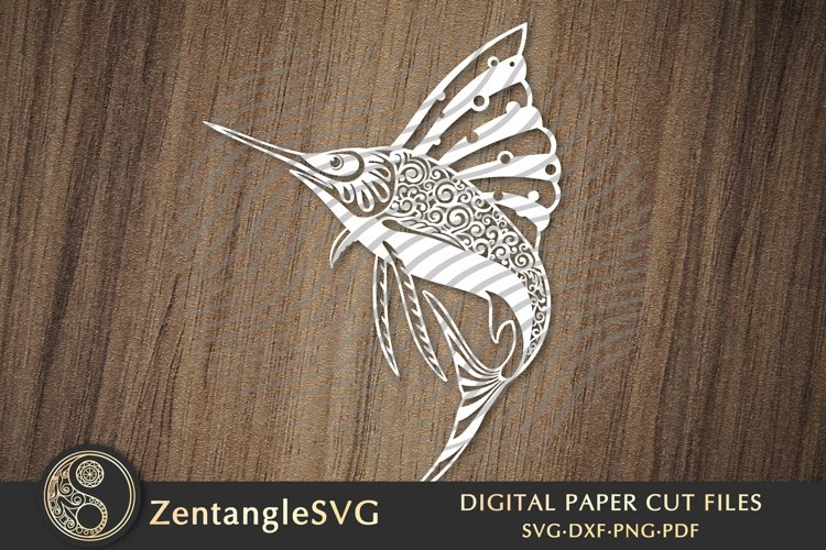 Marlin SVG, Swordfish, Paper cutting craft, Paper cut SVG