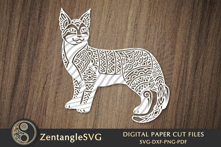 Egyptian Mau Cat SVG, Paper cutting craft, Paper cut SVG (1830296 ...