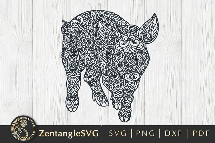 Pig SVG, Mandala Pig SVG, Farm Pig SVG, Cutting Template (1715099 ...