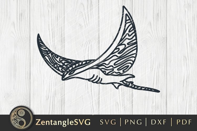 Manta Ray SVG, Mandala Stingray SVG, Fish Cutting Template (1715066 ...