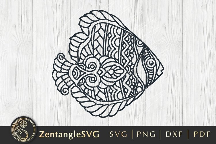 Fish SVG, Mandala Fish SVG cut file, Fish Sublimation Design (1714883 ...