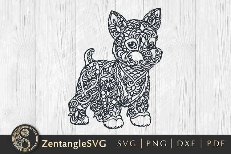 Yorkie SVG, Yorkshire Terrier, Mandala Dog SVG, Dog Breeds