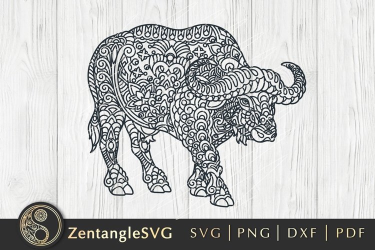 African Buffalo SVG, Mandala Buffalo SVG, Cutting Template (1715052 ...