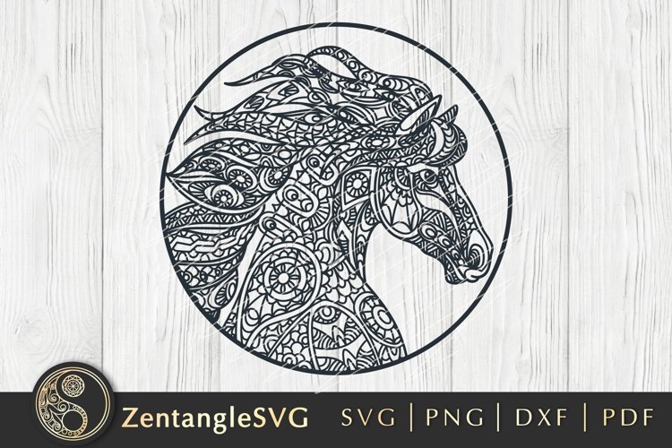 Horse Head SVG, Mandala Horse SVG, Framed Cutting Template (1715124 ...