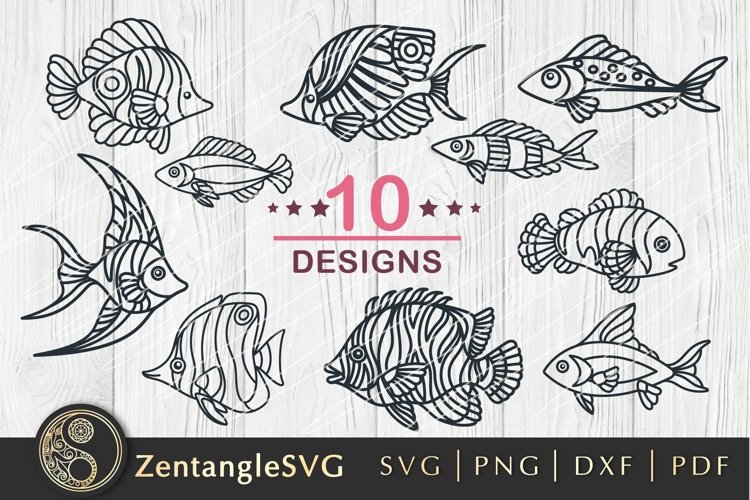 Fish SVG bundle, Mandala Fish SVG, Fish Sublimation Design (1714888 ...