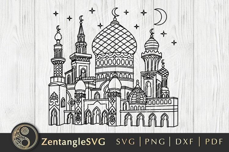 Arabic Mosque SVG, Ramadan Kareem SVG, Sublimation Design (1711597 ...