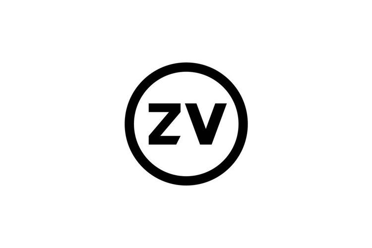 ZV logo design vector template (2676884)