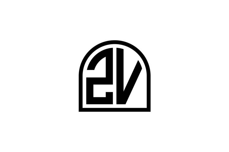 ZV logo design vector template (2676896)